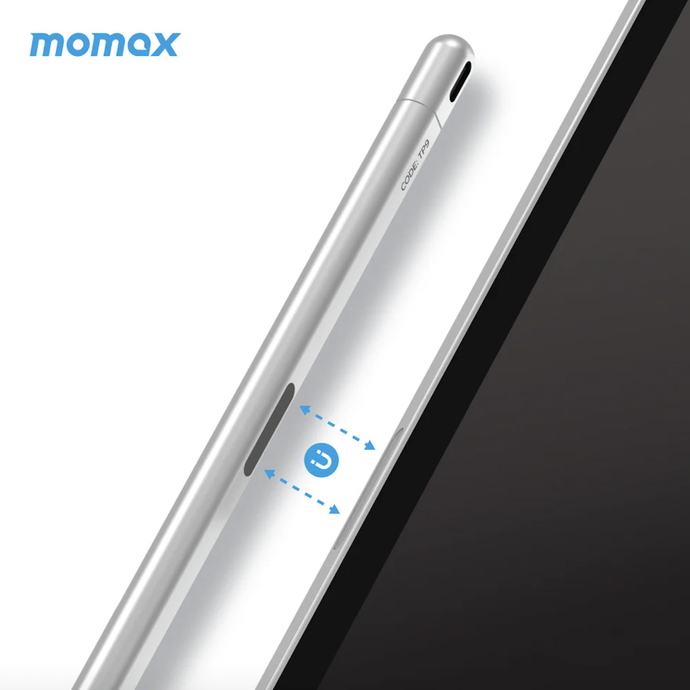 Momax TP9 Kalem Gray, 44894222071490, iPad Kalemi, Momax Kalem, Apple ...